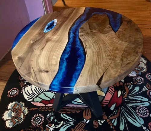 epoxy resin side table/epoxy river coffee table/epoxy table desk/epoxy ...
