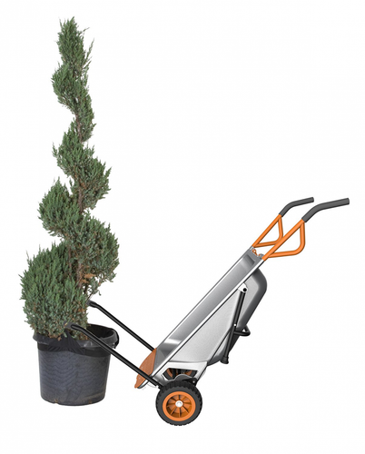 WORX Aerocart Multifunction 2-wheeled Yard Cart Dolly and Wheelbarrow ...