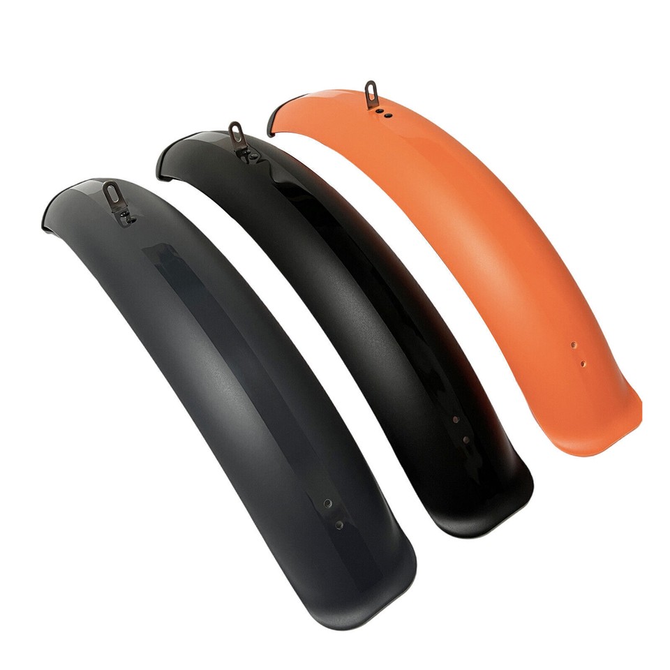 US Matte Black 26" X4.0 Fat Tire E-Bike Fenders Mud Guards Fender Set ...