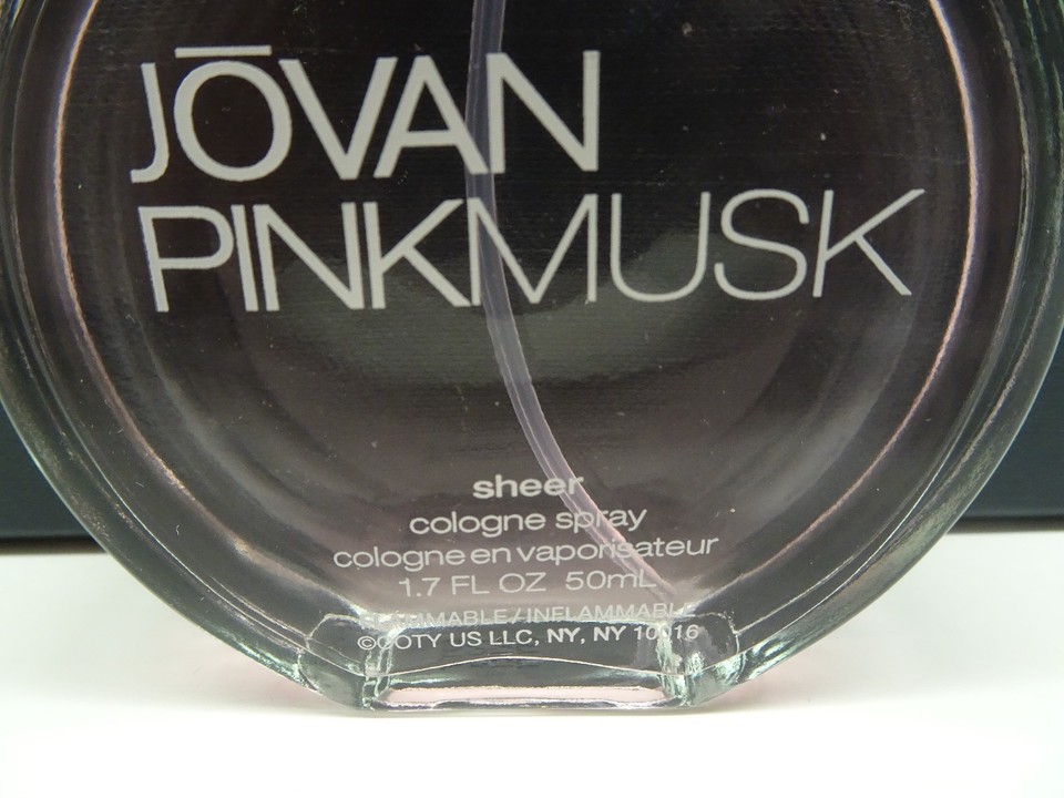 Jovan Pink Musk Perfume Sheer Cologne Spray 1.7 oz new unboxed | eBay