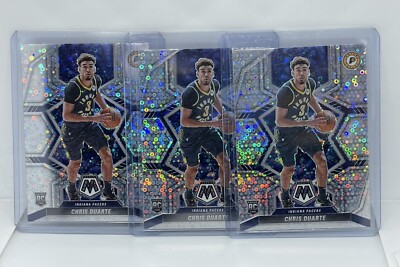 2021 Chris Duarte Mosaic Fast Break Disco RC Variation Pacers #217 x3 ...