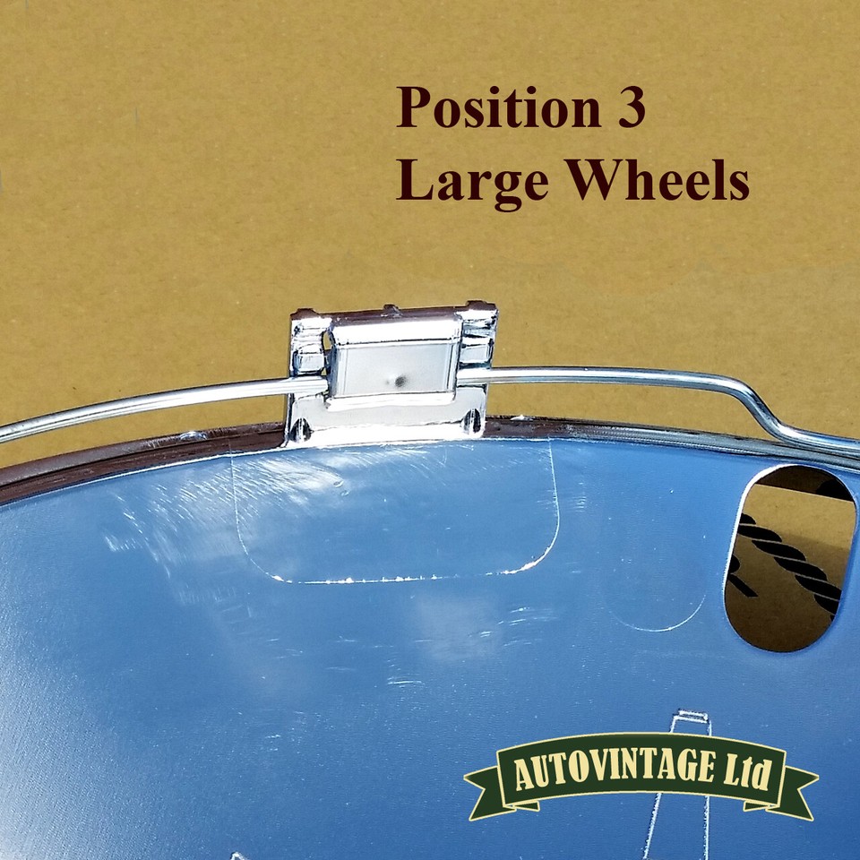 13" Wheel Trims Baby Moon CHROME Hub Caps Full Covers Hubcaps SET OF 4 ...