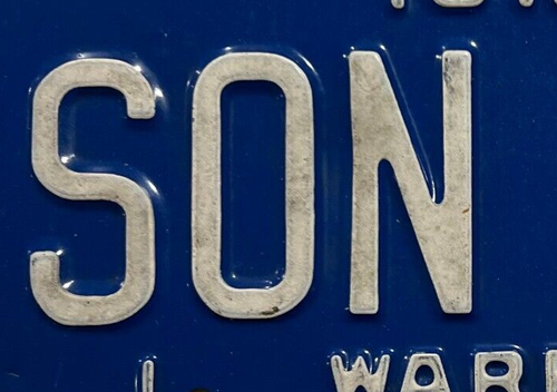 1 LICENSE PLATE PLATES IOWA SON 974 WORD PL8S | eBay
