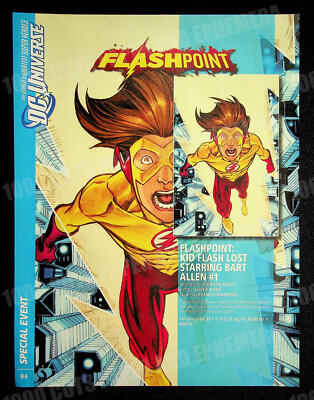 Kid Flash Flashpoint DC Comics 2011 Trade Print Magazine Ad Poster ...
