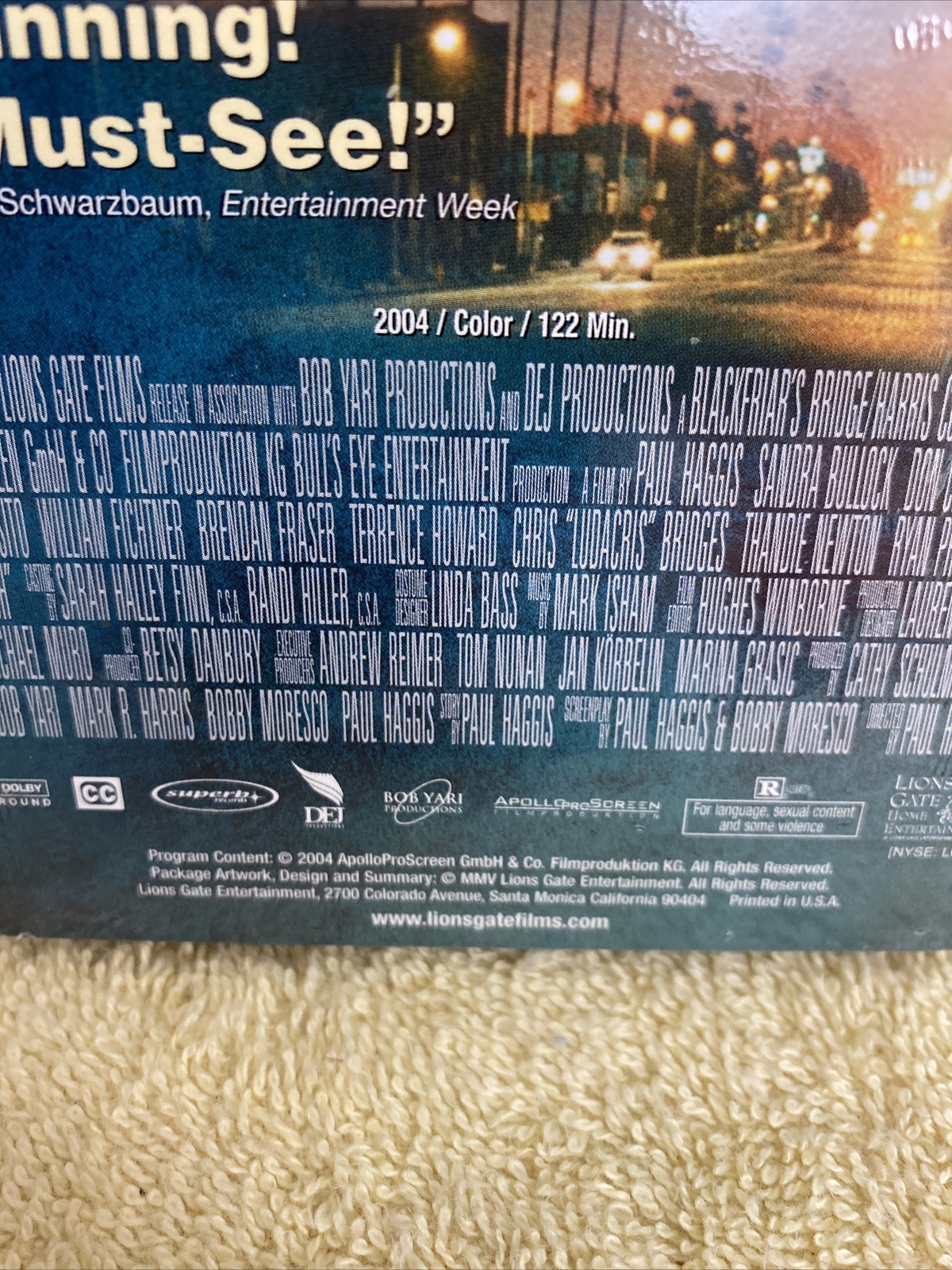 Crash (VHS, 2005) 31398179351| eBay