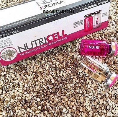 1 SET Nutricell for Hair Swiss Serum Stem Cells Argan 1 Treatment 100% ...