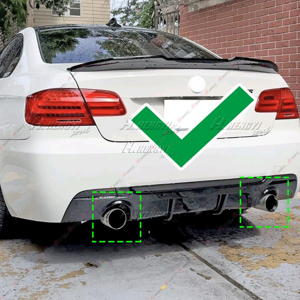 For 2007-2013 BMW 3 Series E92 E93 Coupe MP Style Rear Diffuser Lip ...