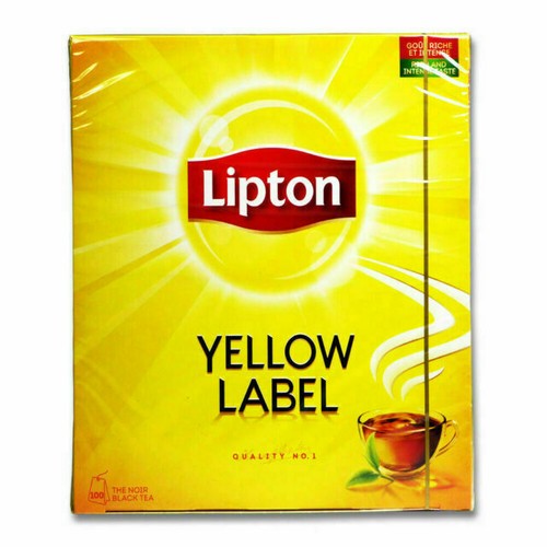 Lipton Yellow Label, 200g (Total 400 Tea Bags) - Pack of 4 ...
