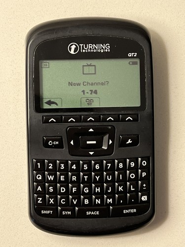 Turning Technologies QT2 Response Device Clicker RCQR-02 | eBay