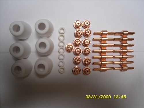 50 Consumables For Plasma Cutter CUT50R, CUT50DR CUT50, CUT50D Colossal ...