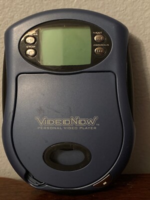 BLUE VIDEONOW PVD 2003 HASBRO PORTABLE PERSONAL VIDEO PLAYER W/ ODD ...