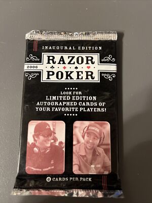 2006 Razor Entertainment Poker Inaugural Edition Sealed Trading Card ...