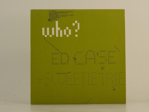 ED CASE AND SWEETIE IRIE WHO? (H1) 1 Track Promo CD Single Card Sleeve ...