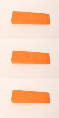 3 PK 8" Pro Felling Wedge Double High Impact Textured ABS Plastic USA ...