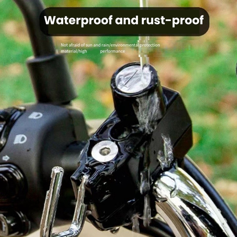 Motorcycle Helmet Lock -Theft Helmet Security Locks with Battery ...