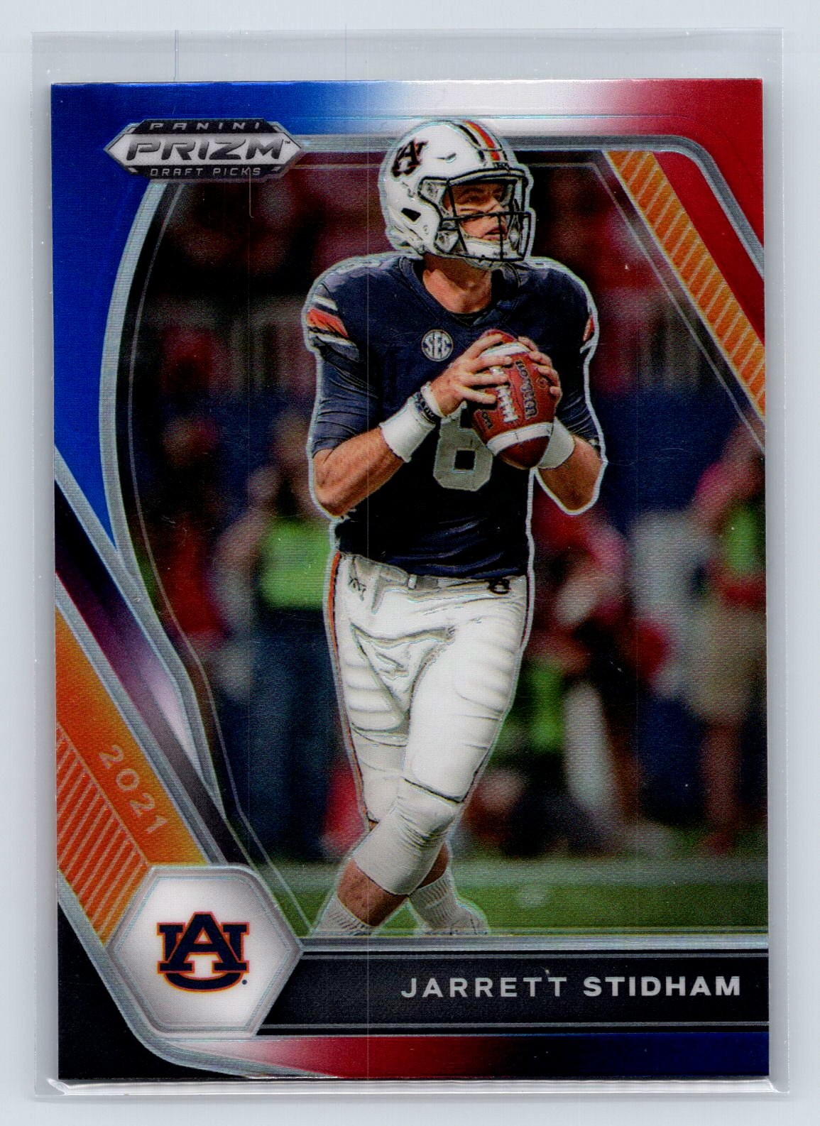 2021 Panini Prizm Draft Picks - Jarrett Stidham #31 Red White & Blue ...