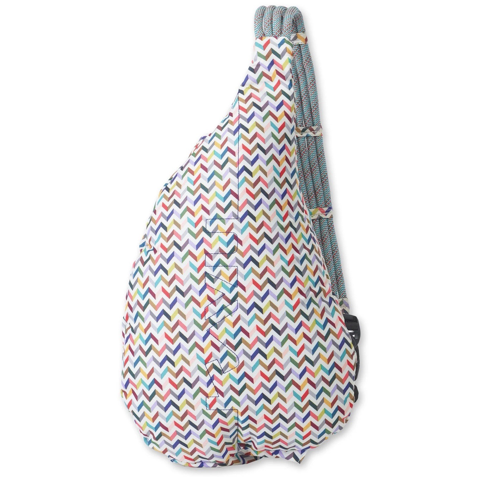 Kavu Rope Sling Taffy Pattern Crossbody Bag with Adjustable Strap Multi ...