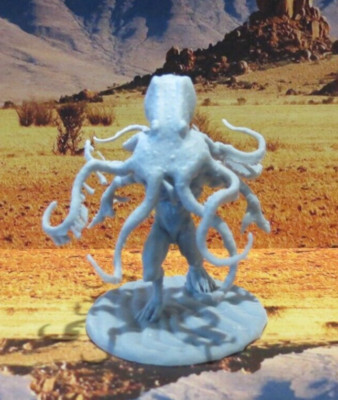 1x 28mm miniature squid monster / walktapi suit DnD Runequest RPG war ...