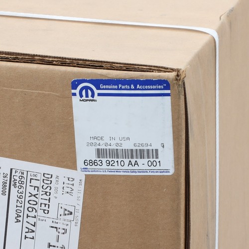 2020-2026 DODGE DURANGO TAILGATE TAILLAMP LIGHT BAR GENUINE MOPAR ...