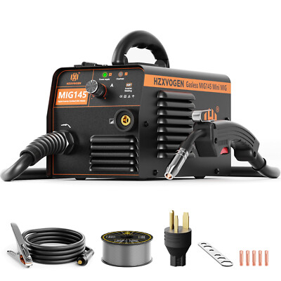 Portable Gasless Mini MIG Welder 145A ARC 110/220V Welding Machine for ...