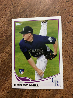 2013 Topps # 185 Rob Scahill, Colorado Rockies rookie card nm ib | eBay