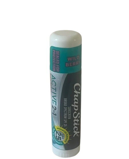 Chapstick Active 2-in-1 Sunscreen Lip Balm SPF25 (Pack Of 2) | eBay
