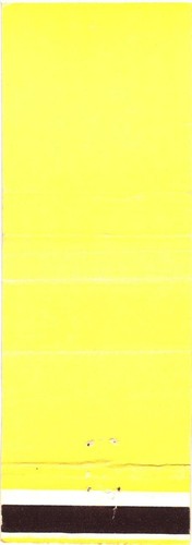 A Blank And Yellow Vintage Matchbook Cover | eBay