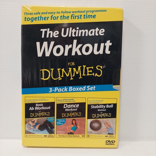 The Ultimate Workout For Dummies 3 pack Boxed Set DVDs New Sealed Free ...