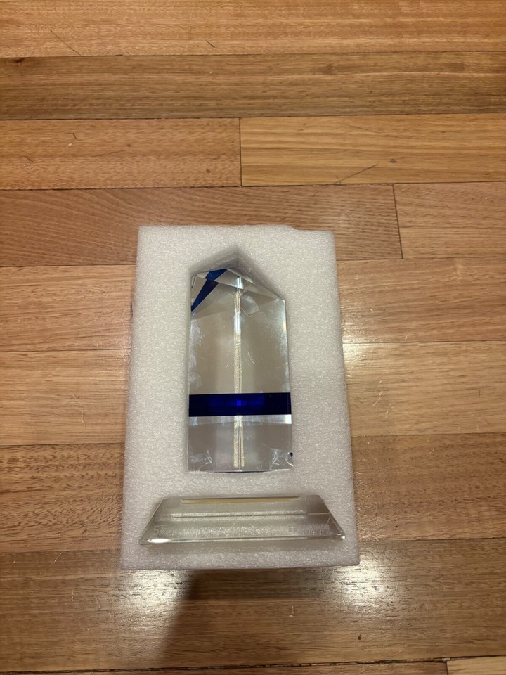 Microsoft 10 Year Service Award Crystal | eBay