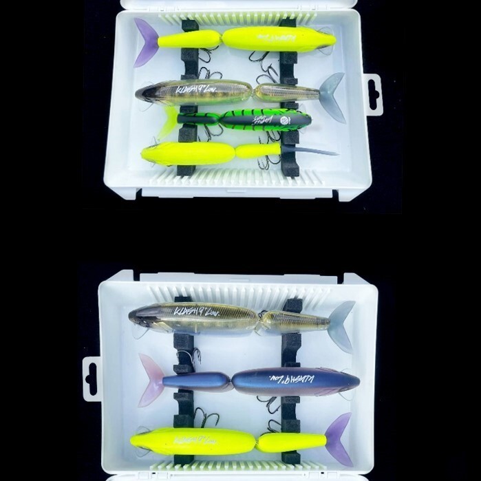 Go Fishing G-Boxxx Turquoise Drt Tiny Klash & Klash9 Lure Case Storage ...