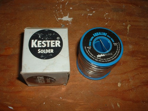 Solder wire, Kester & Alpha Metals, 2 One Pound Rolls, New in original ...