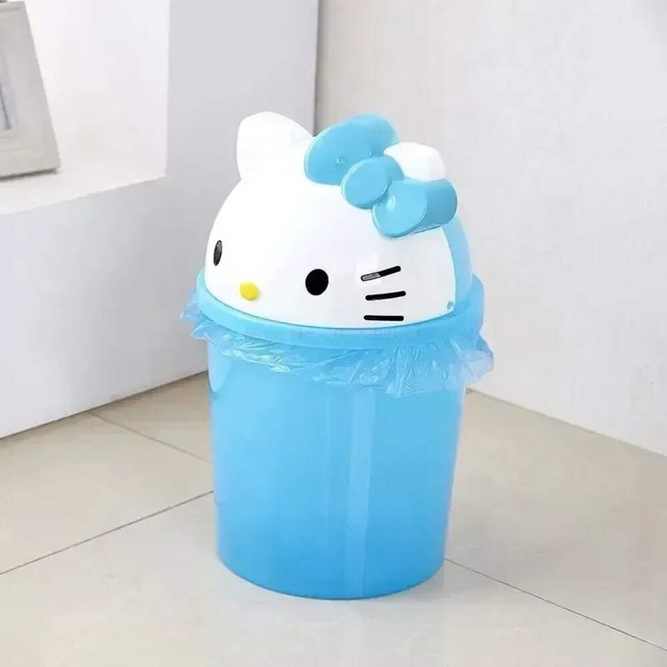 Hello Kitty Kawaii Trash Can - Adorable Sanrio Dustbin for Your Room | eBay