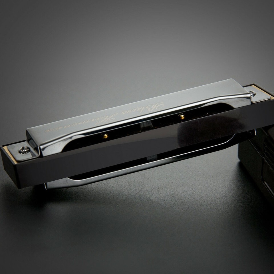 Blues Harmonica French Harp Mouth Organ Phosphor Bronze 10 Hole Key ...