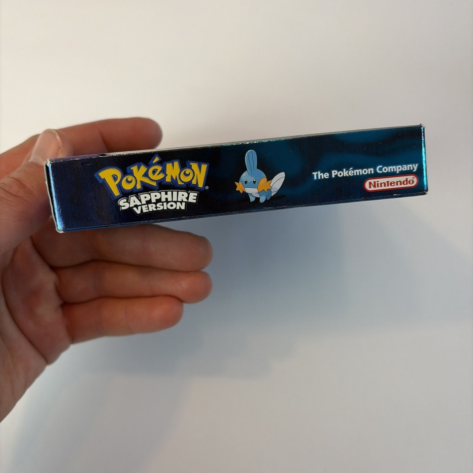 Nice! Pokemon Sapphire Gameboy Advance AUTHENTIC Complete in Box CiB ...