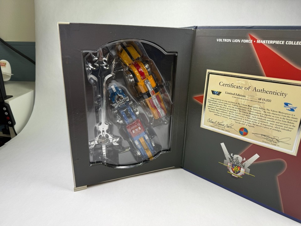 Voltron Lion Force 20th Anniversary Masterpiece Collectors Set New 2004 ...