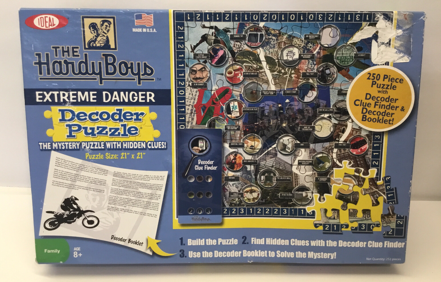 The Hardy Boys Extreme Danger Decoder Puzzle 9324 by Ideal for sale ...