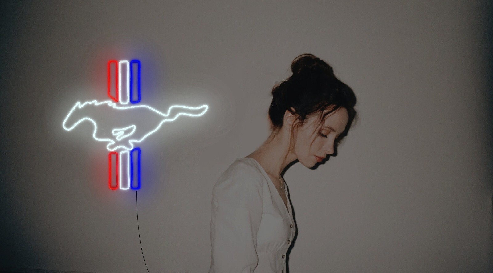 Mustang Neon Sign Car Logo Sign Neon Sign / Led NeonSign Custom Neon ...