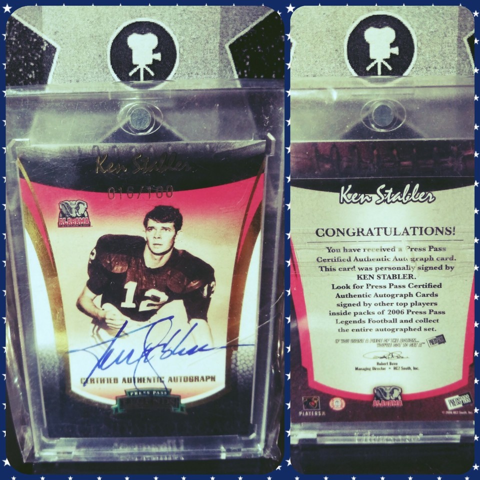 KEN STABLER Celebrity Golf Classic Autograph Tags Lot DALE ROBERTSON ...