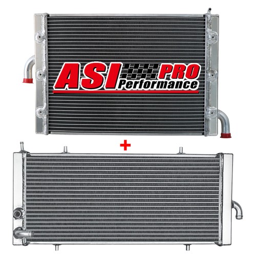 Aluminum Radiator Auxiliary Radiator Fits 2017~2020 Polaris RZR/XP4/XP ...
