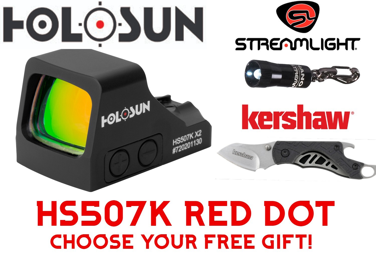 Holosun X2 Series HS507K- W/ FREE GIFT 810047071211 | eBay