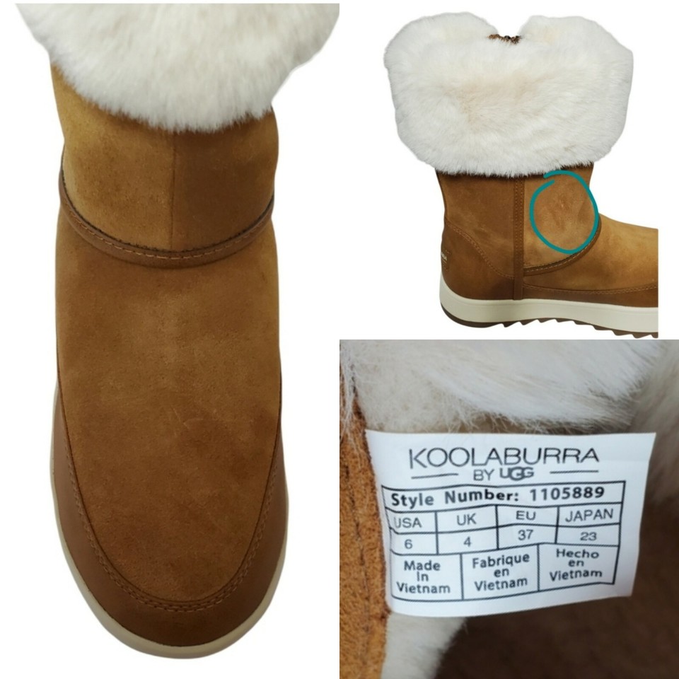 koolaburra ugg tynlee snow waterproof suede faux fur winter boots ...