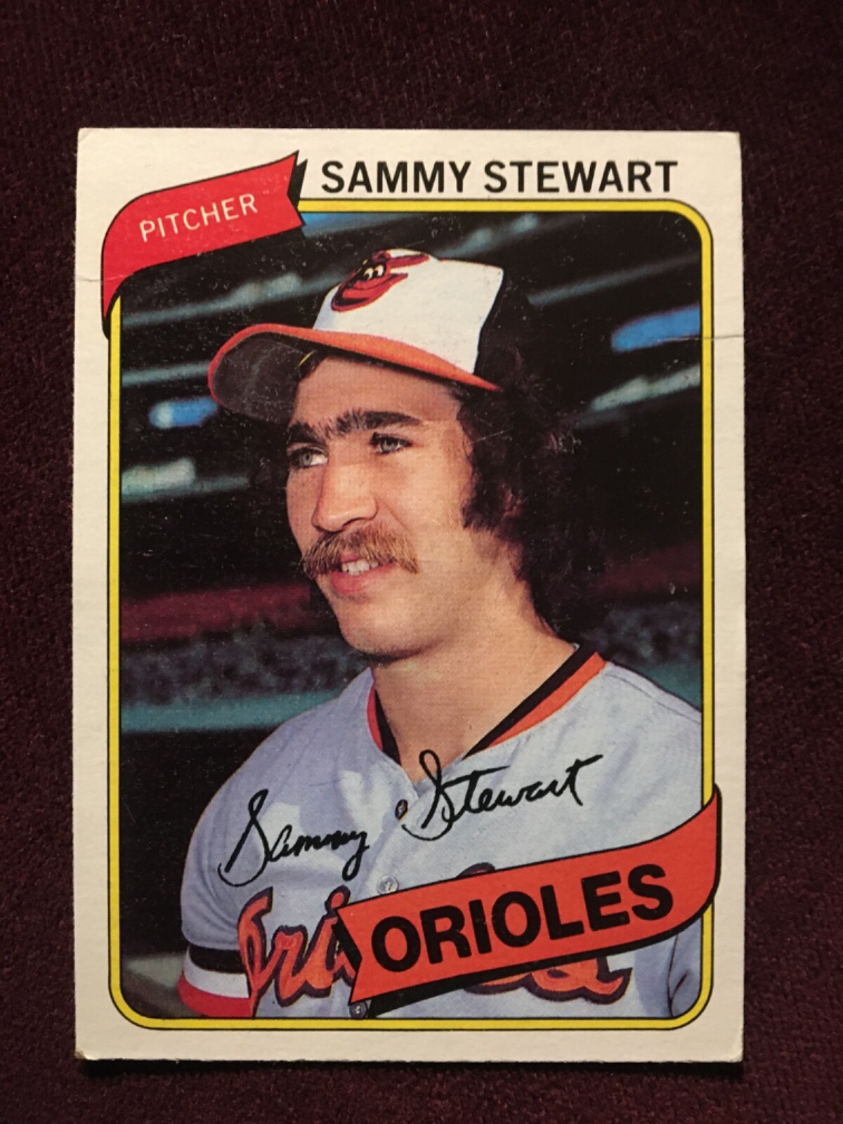 1980 Topps #119 Orioles Sammy Stewart Baseball Card | eBay