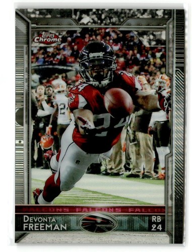 Devonta Freeman Atlanta Falcons 2015 Topps Chrome Silver Refractor #94 ...