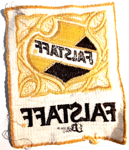 FALSTAFF BEER Large 5 1/2 x 4" Two Color Patch a must-have for any beer ...