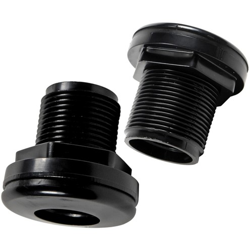 Bulkhead Fitting Double Threaded Water Tank Connector for Rain Barrels ...