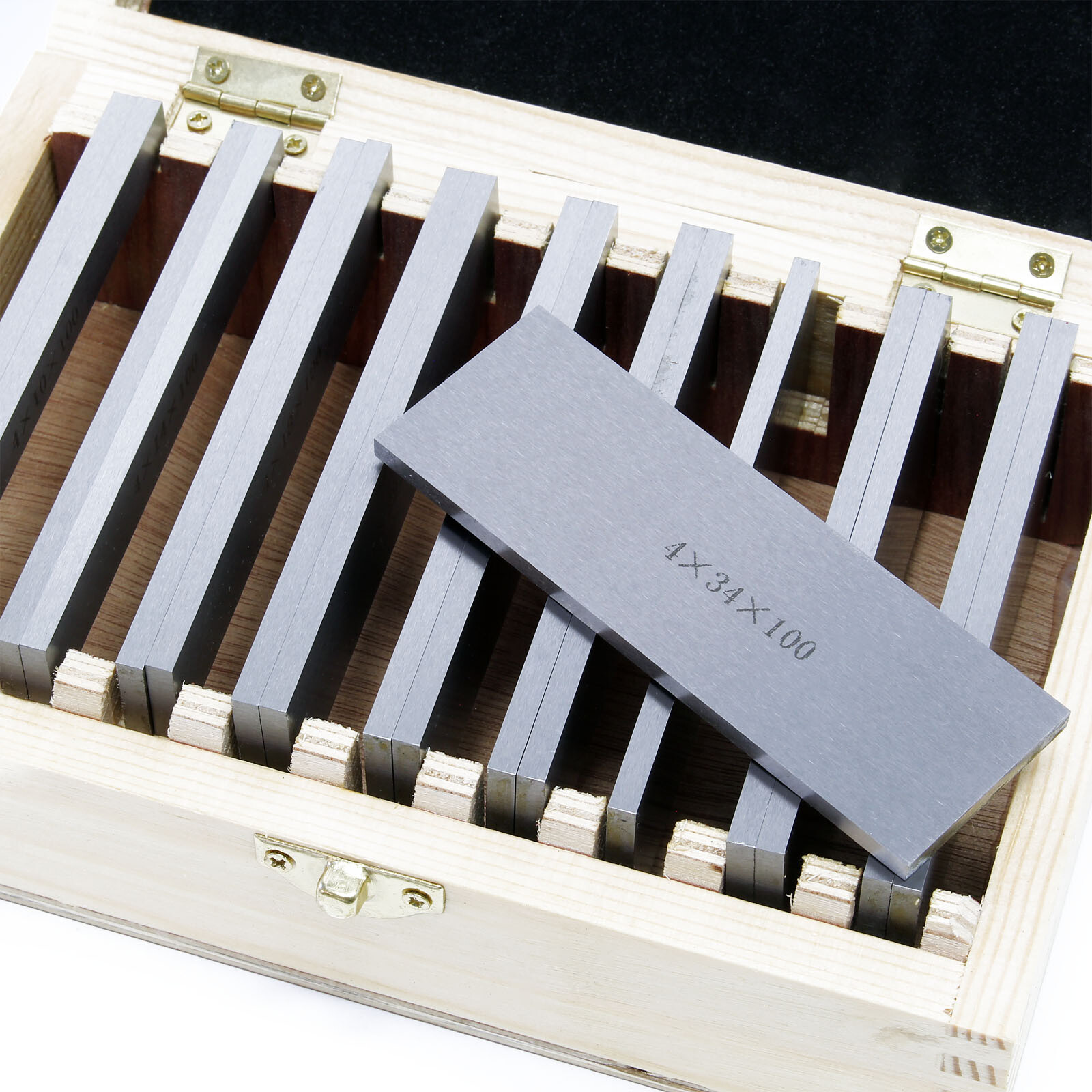 Jeu de cales parallèles 18 pièces 100mm 9 Paires Coffret Cale Étalon ...