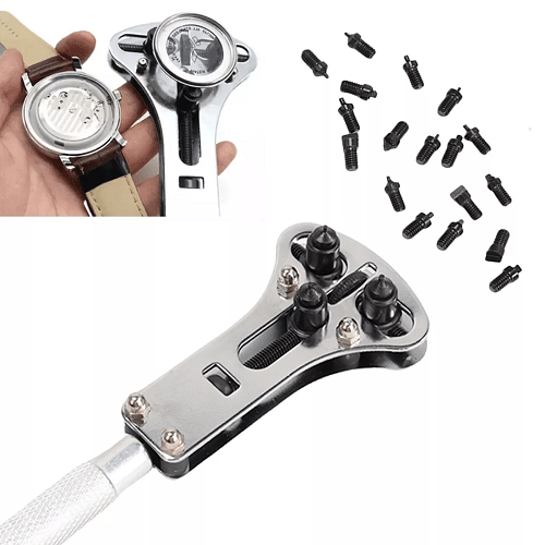 Watch Band Back Case Opener Fixer Repair Tool Kit Battery Screw Cover ...