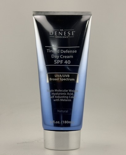 DR. DENESE Jumbo SEALED 6 oz (NATURAL)Tinted Defense Day Cream SPF 40 ...