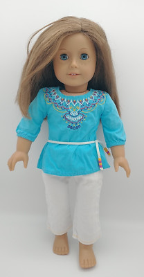 Saige Copeland American Girl Doll 2013 GOTY Auburn Blue Freckles ...