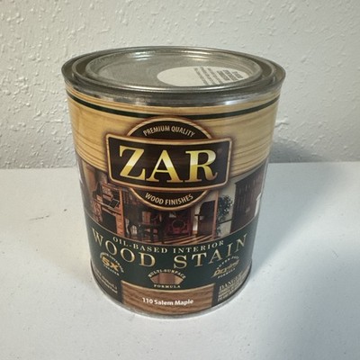 Quart Can ZAR 110 SALEM MAPLE Oil Based Interior Wood Stain | eBay